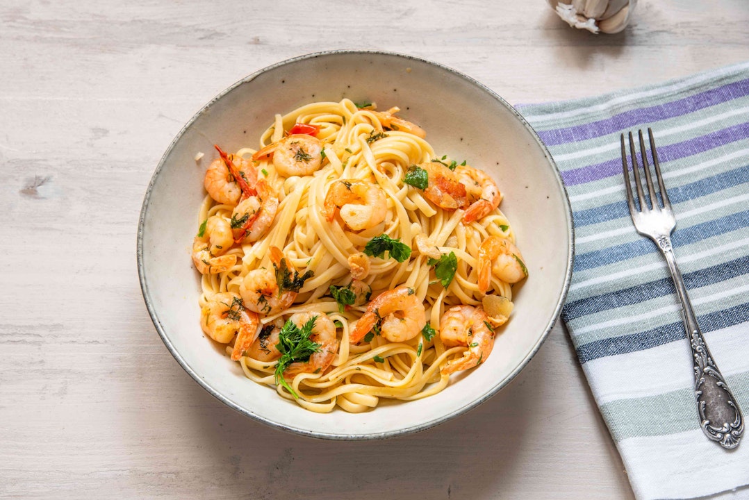 Food Simp - Garlic Shrimp Scampi